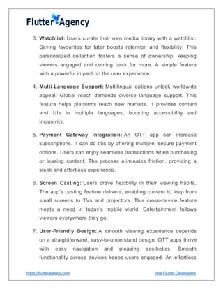 Build Your Own OTT App Like Hulu | Video Streaming Apps | PDF