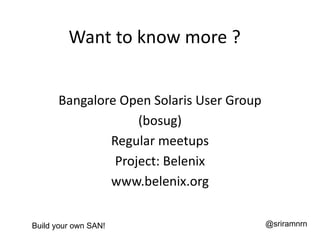 Build your own san | ODP | Data Storage and Warehousing | Computing