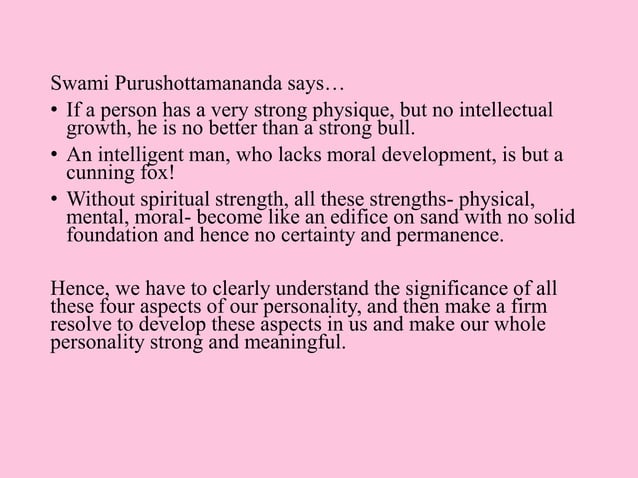 Build your Personality | PPT