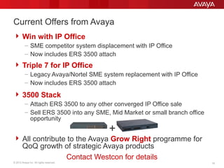 Build your SME revenue with Avaya Networking! | PPT | Internet | Computing