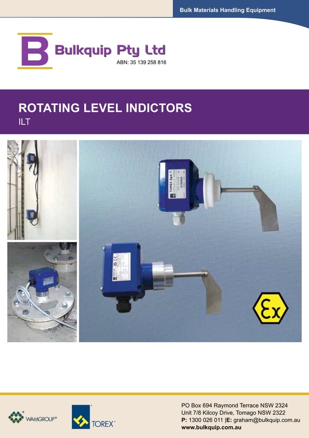 Builkquip ILT Paddle Level Indicator Brochure | PDF