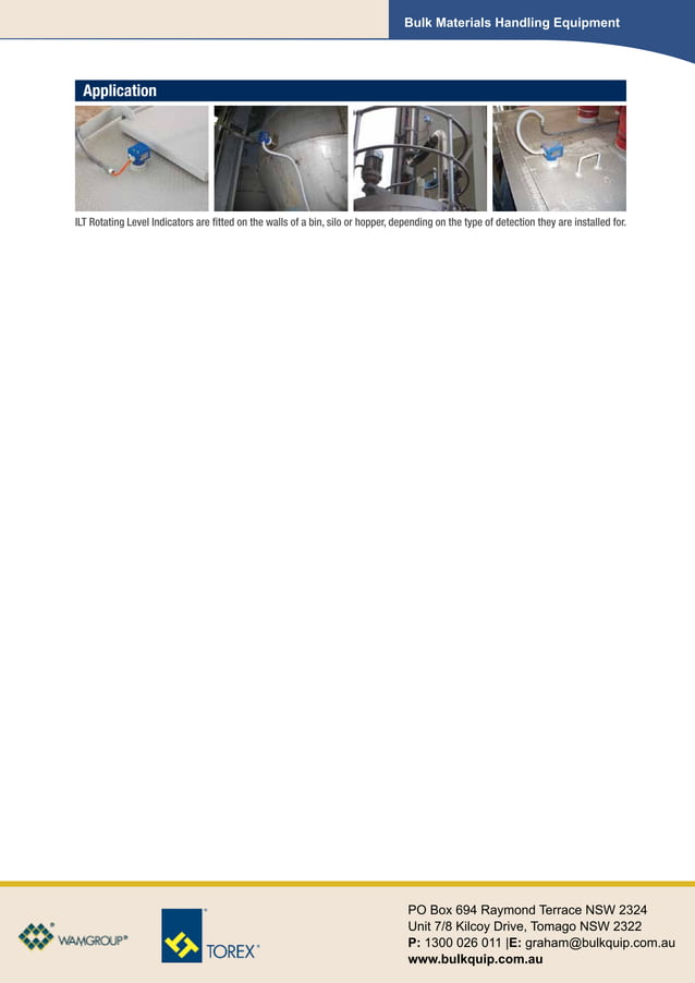 Builkquip ILT Paddle Level Indicator Brochure | PDF
