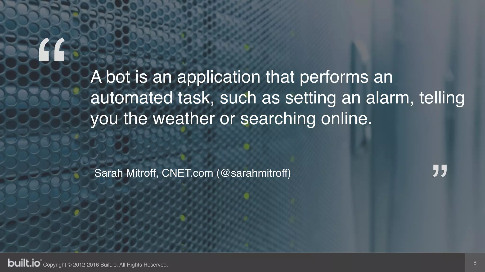 Webinar: How To Build A Bot With Cisco Spark And Built.io Flow | PDF