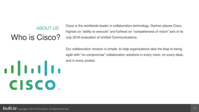 Webinar: How To Build A Bot With Cisco Spark And Built.io Flow | PDF