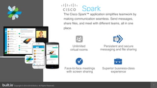 Webinar: How To Build A Bot With Cisco Spark And Built.io Flow | PDF