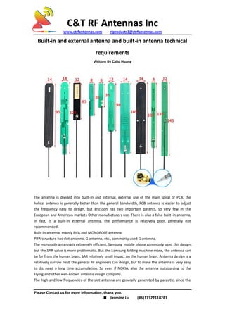 Built-in and external antenna and built-in antenna technical ...