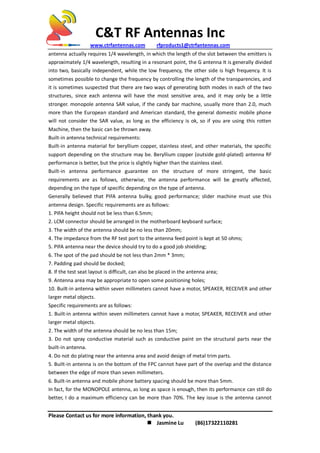 Built-in and external antenna and built-in antenna technical ...