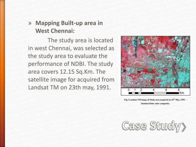 Built up area demarcation using NDBI | PPTX | Geography | Science