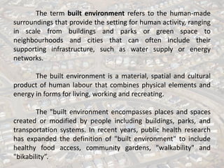 Built environment | PDF