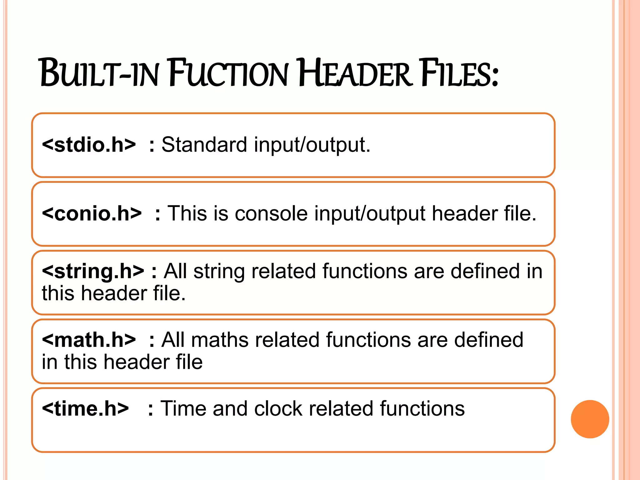 Built in function | PPTX