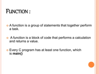 Built in function | PPTX