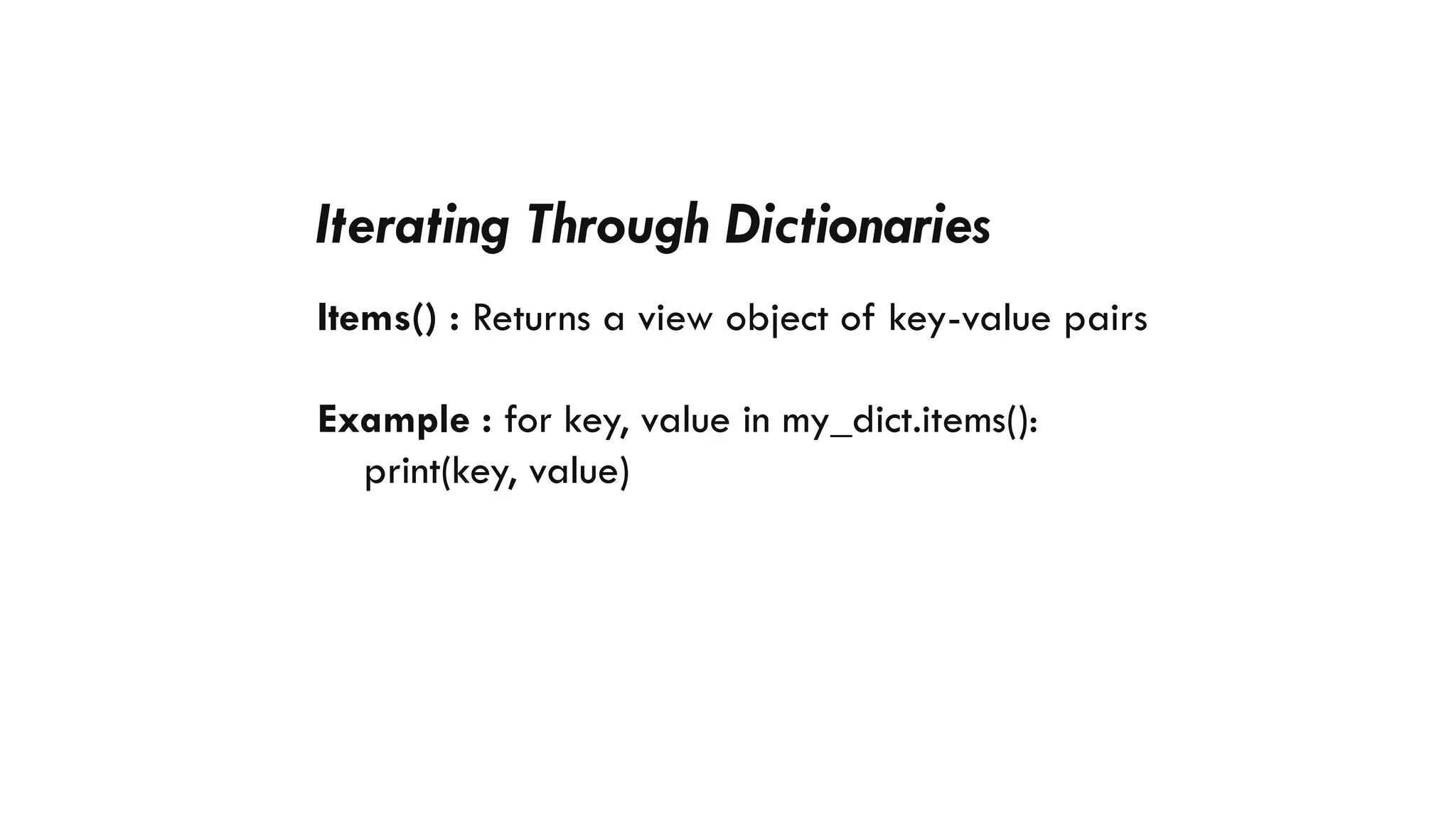 Built in methods in dictionary by nawfal.pptx