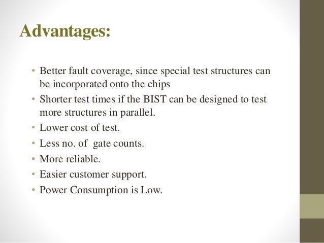 Built In Self Testingbist Architecture For Motin Estimation And Com