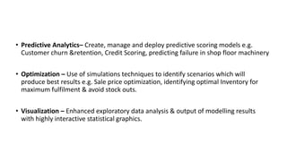 Business Intelligence and Business Analytics | PPTX
