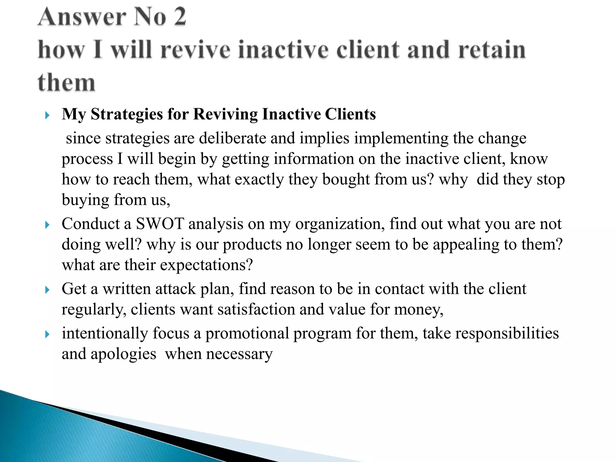 Business development answer | PPTX