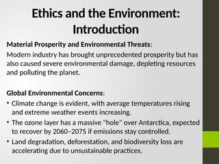 Buiness Ethics Chap 4 Ethics and the Enviornment.pptx