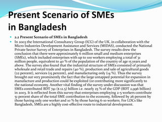 Report On SME Development in Bangladesh | PPTX