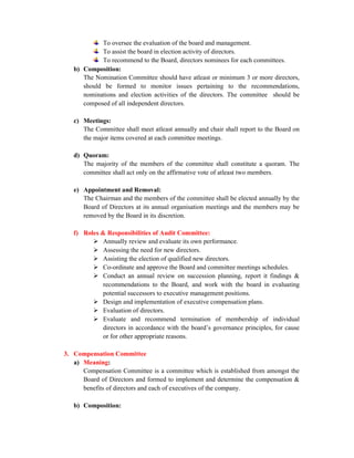 Buisness ethics and corporate governance corporate boards and ...