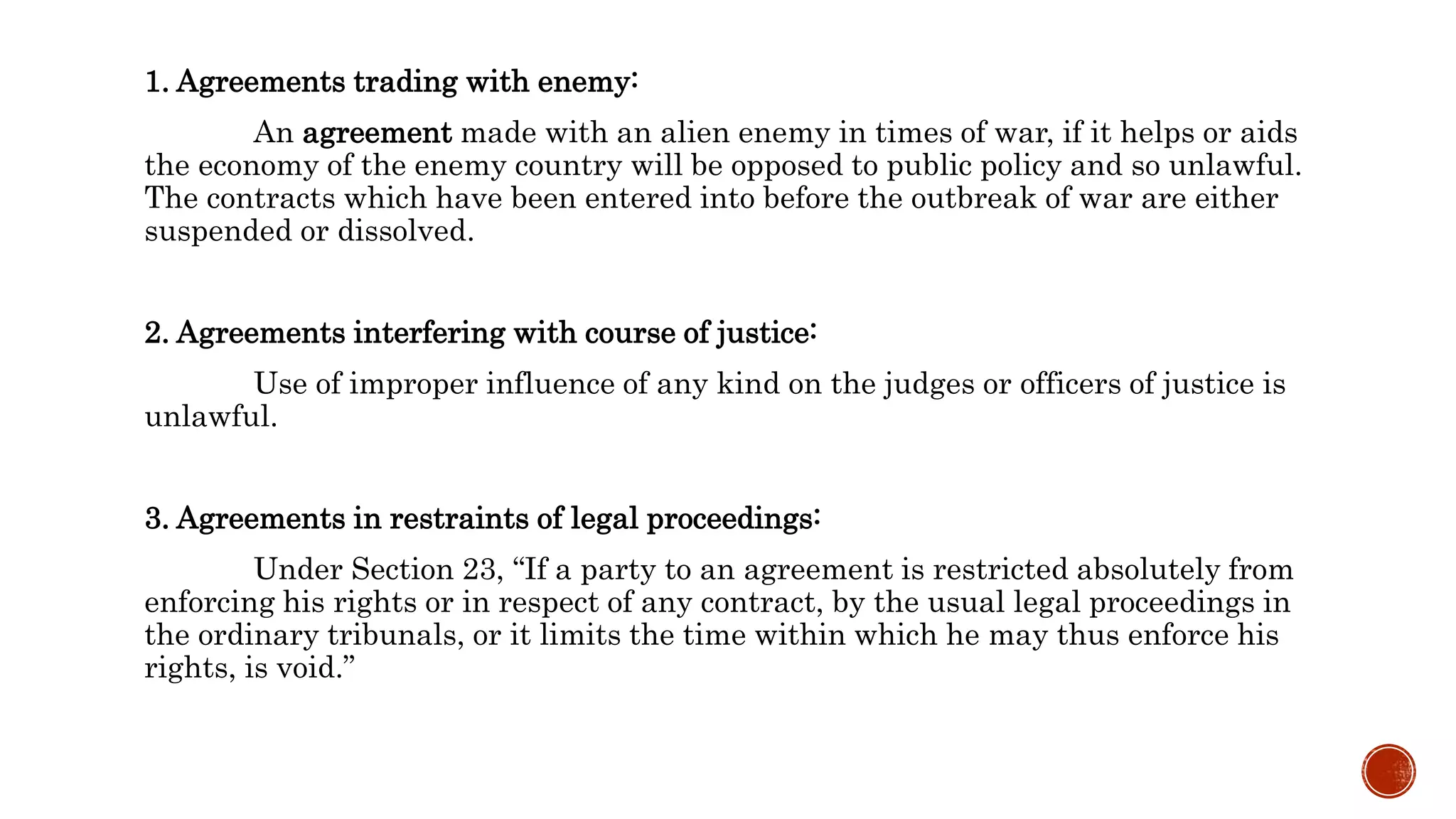 Agreement opposed to public policy | PPTX