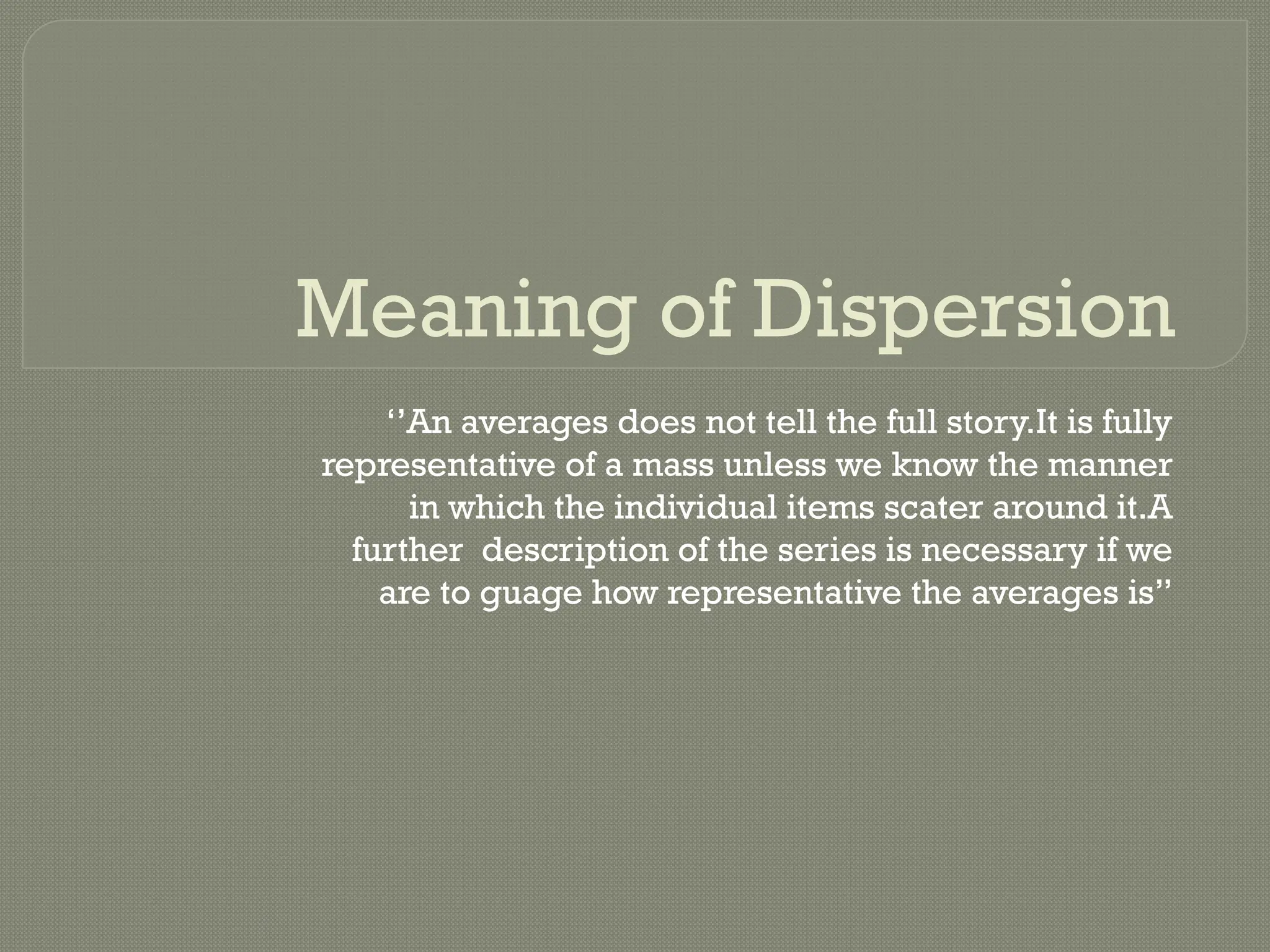 Buisness Tools Unit-2.pptx measures of dispersion | PPTX