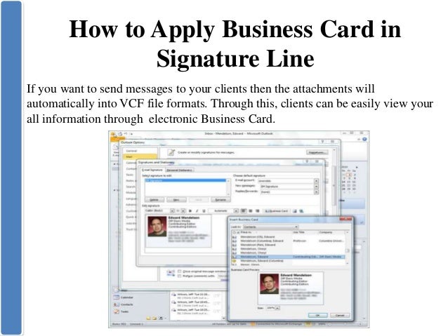 Microsoft outlook business cards - hisalanguage