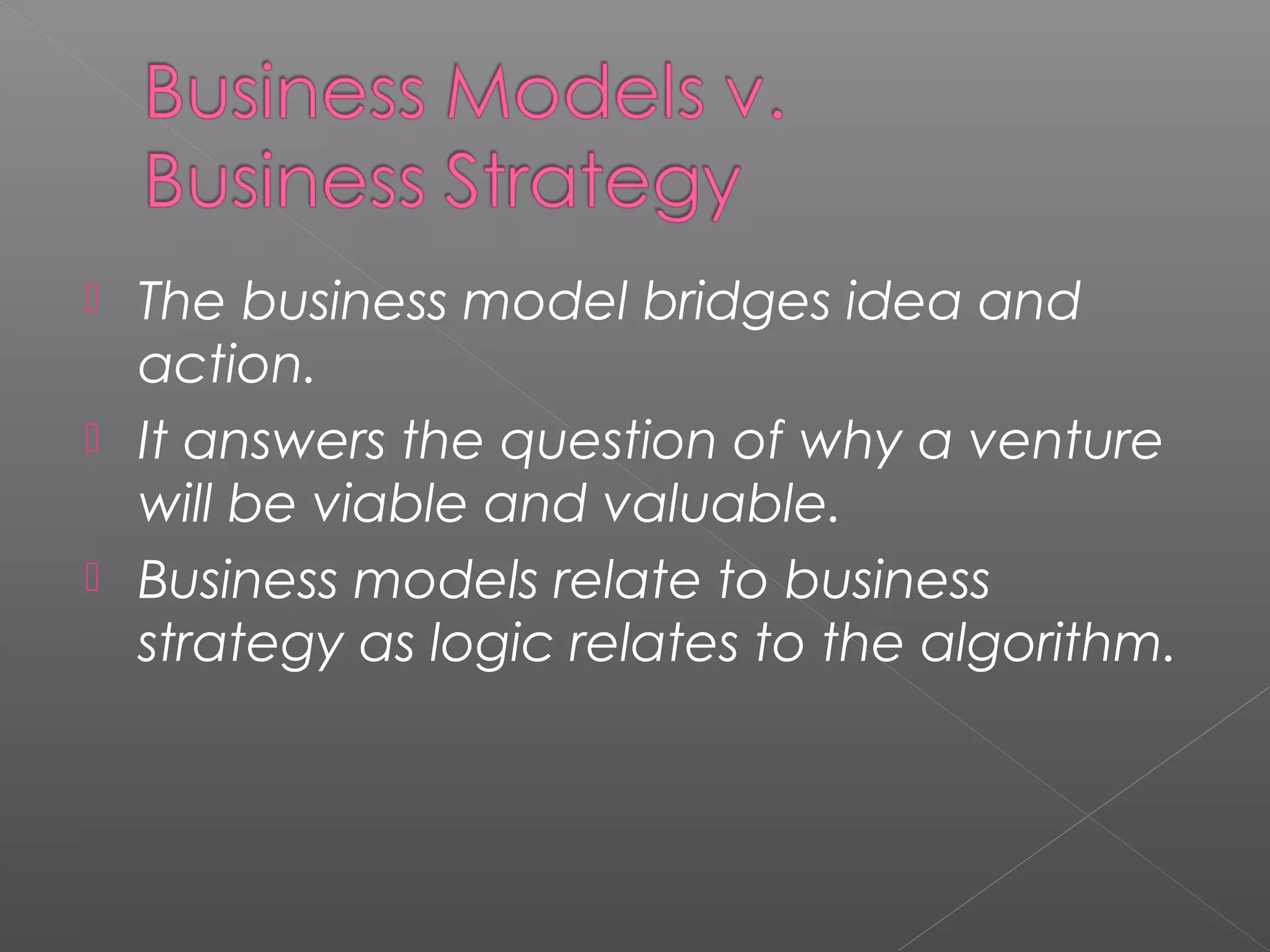 Buissness model analysis | PPT