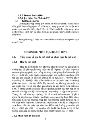 Phân cụm đa mô hình và ứng dụng trong phân đoạn ảnh viễn thám | PDF