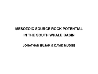 Bujak canada whale basin | PPT