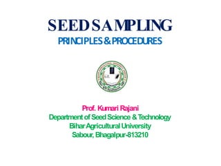 Seed sampling | PPTX