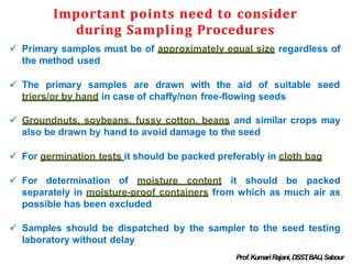 Seed sampling | PPTX