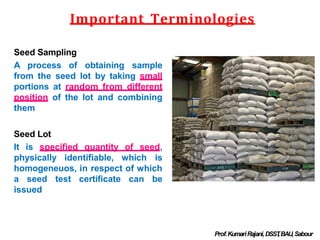 Seed sampling | PPTX