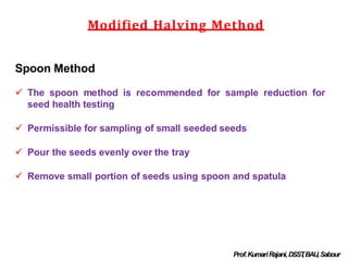 Seed sampling | PPTX