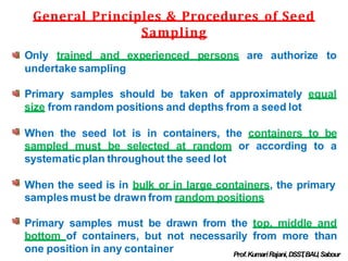 Seed sampling | PPTX
