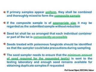 Seed sampling | PPTX