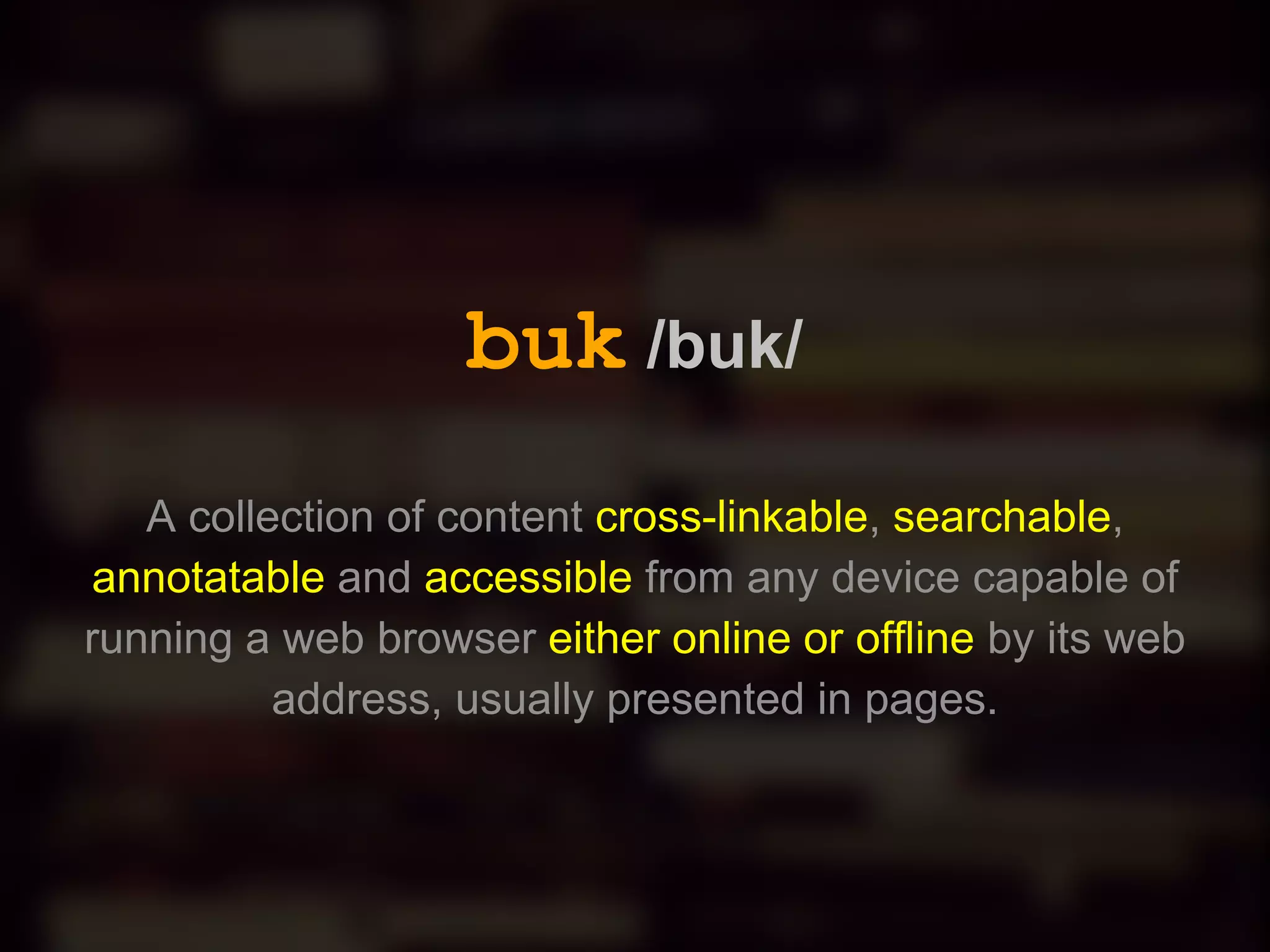 buk platform | PPT