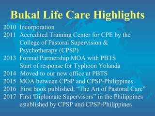 Bukal life introduction 2017 new | PPT