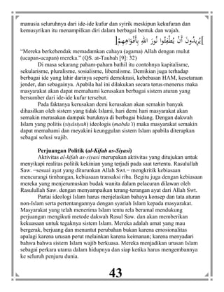 BUKU Dakwah Rasul SAW Metode Supremasi Ideologi Islam PDF | PDF
