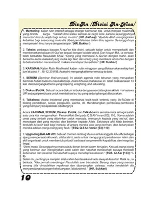 Buklet kalam upi | PDF