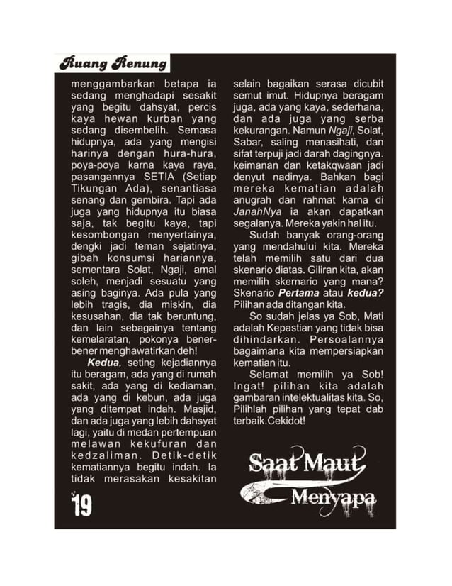 Buklet kalam upi | PDF