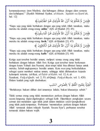 BUKLET Kewajiban Syariah Islam plus cover | PDF