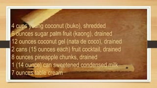 Buko salad lemuel virrey | PPT