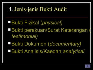Bukti audit | PPT