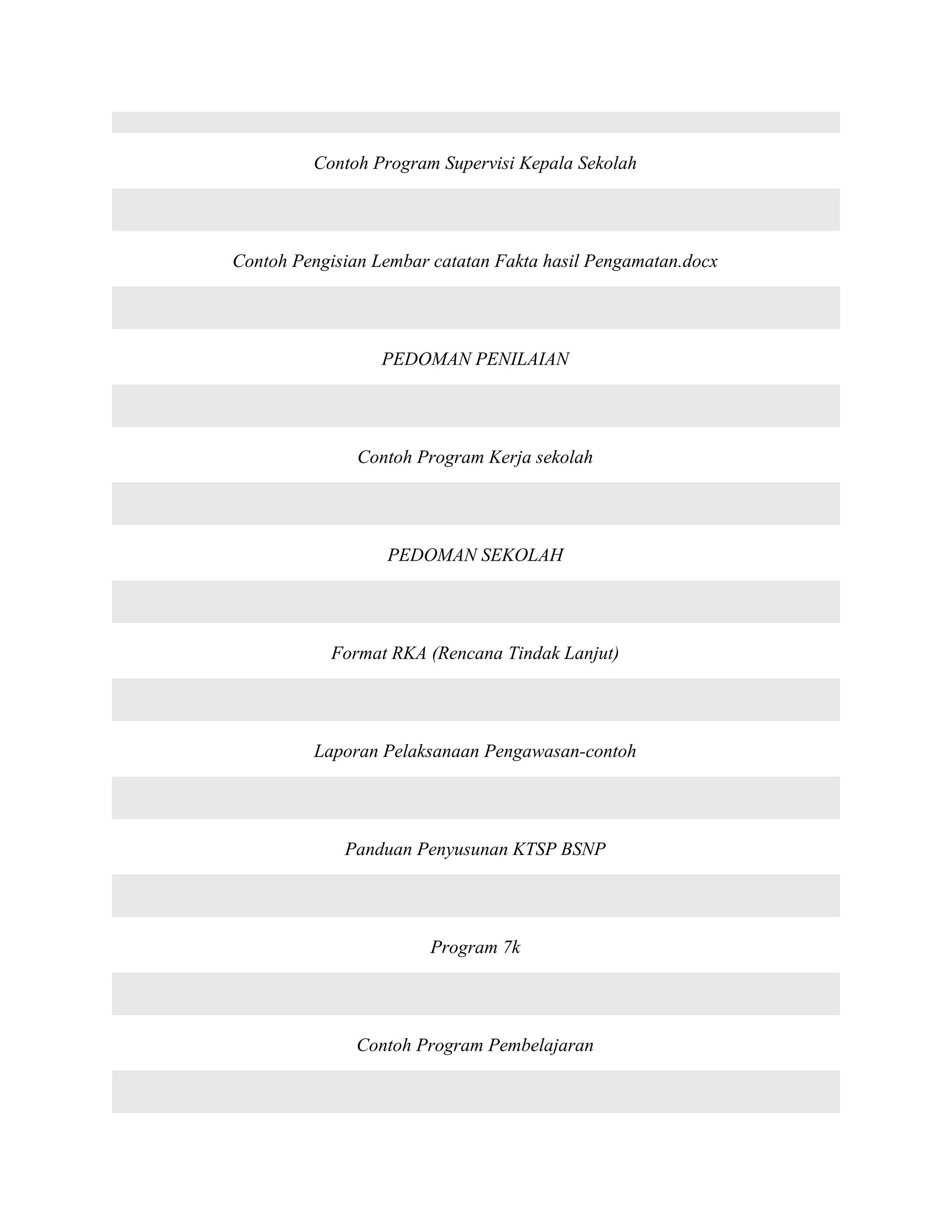 Bukti fisik standar pengelolaan | DOC
