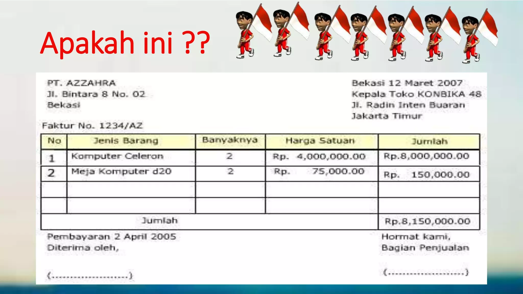 Jenis-Jenis Bukti Transaksi | PPTX