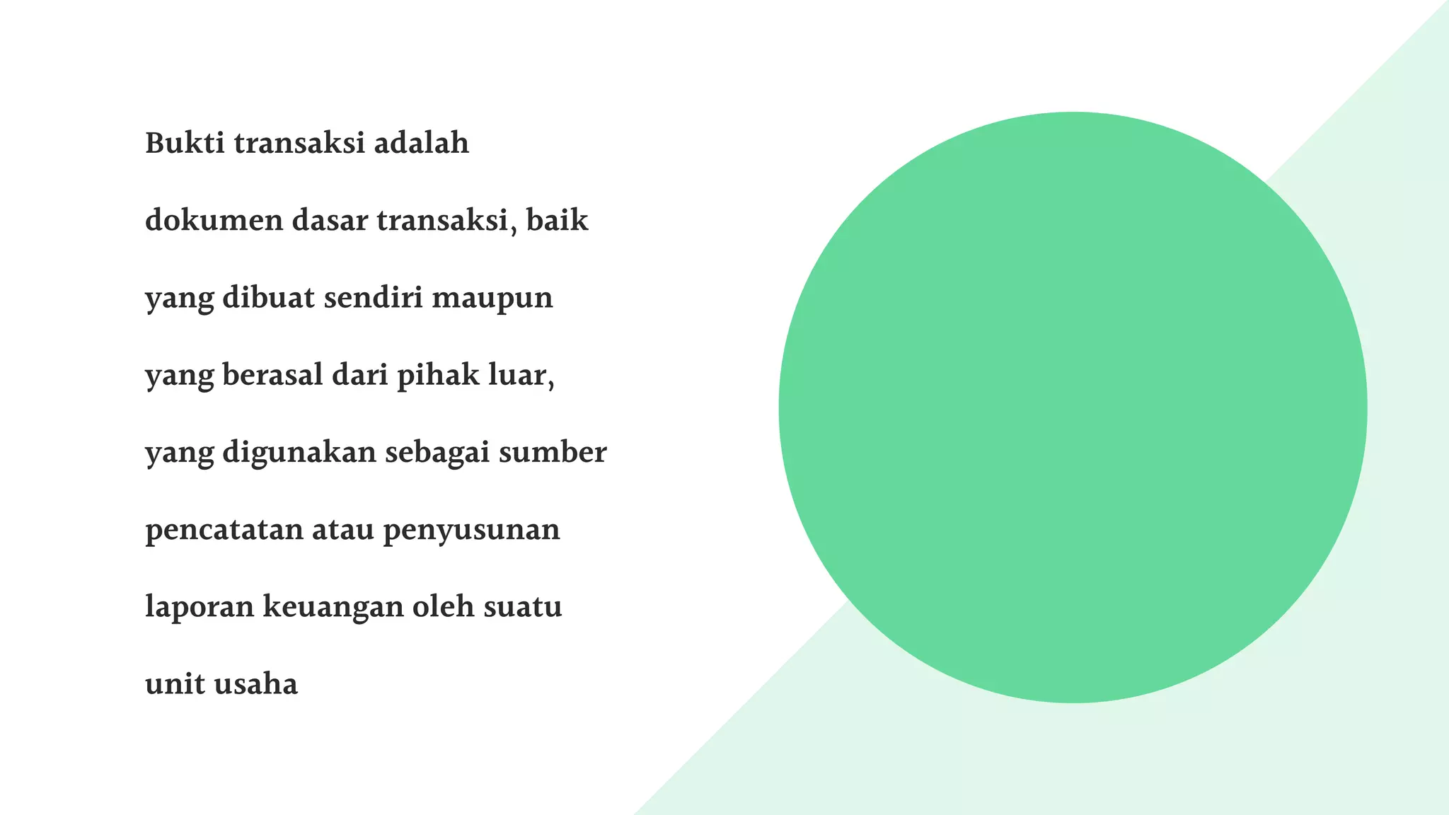 Bukti transaksi | PPTX