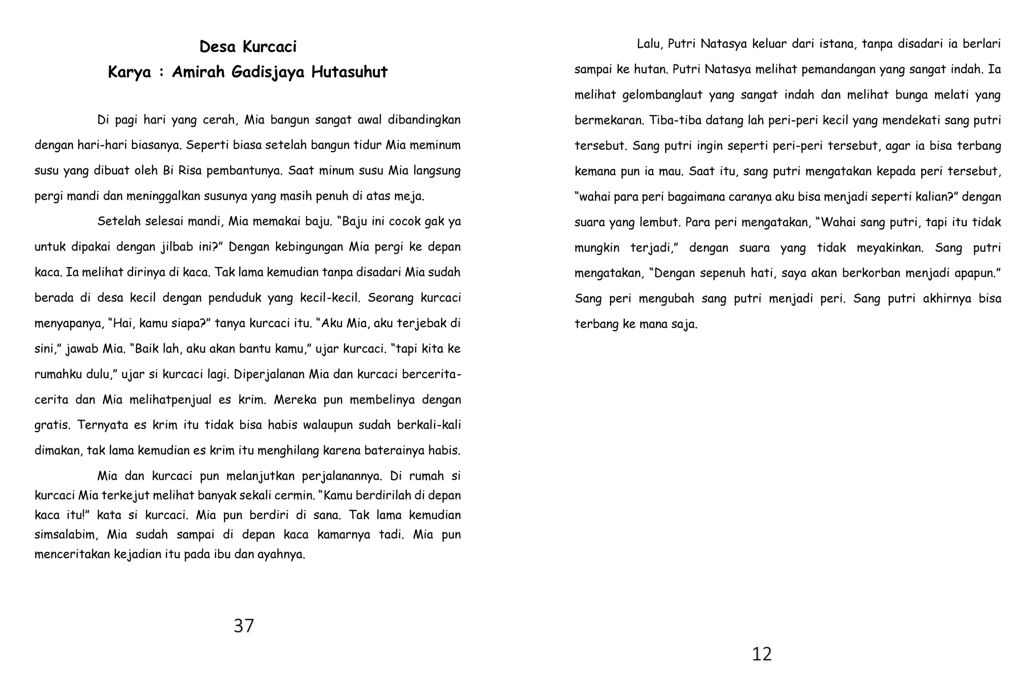 antologi cerita imajinasi | PPT