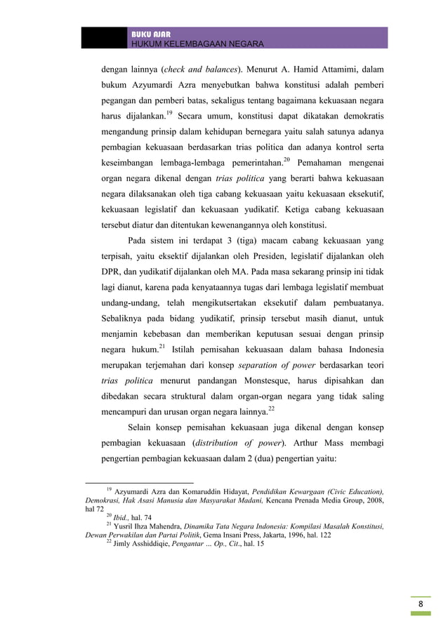 Hukum Kelembagaan Negara | PDF