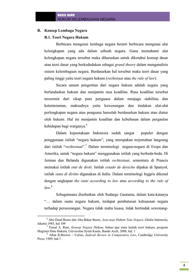 Hukum Kelembagaan Negara | PDF