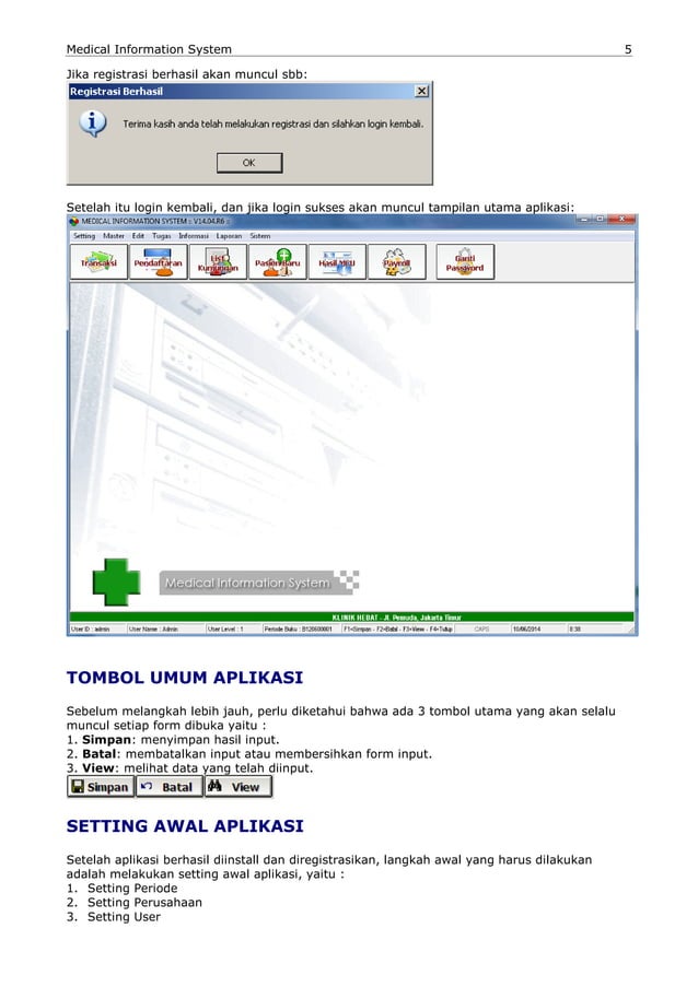 Manual Book Software Klinik & Apotek: Medical Information System (MIS ...