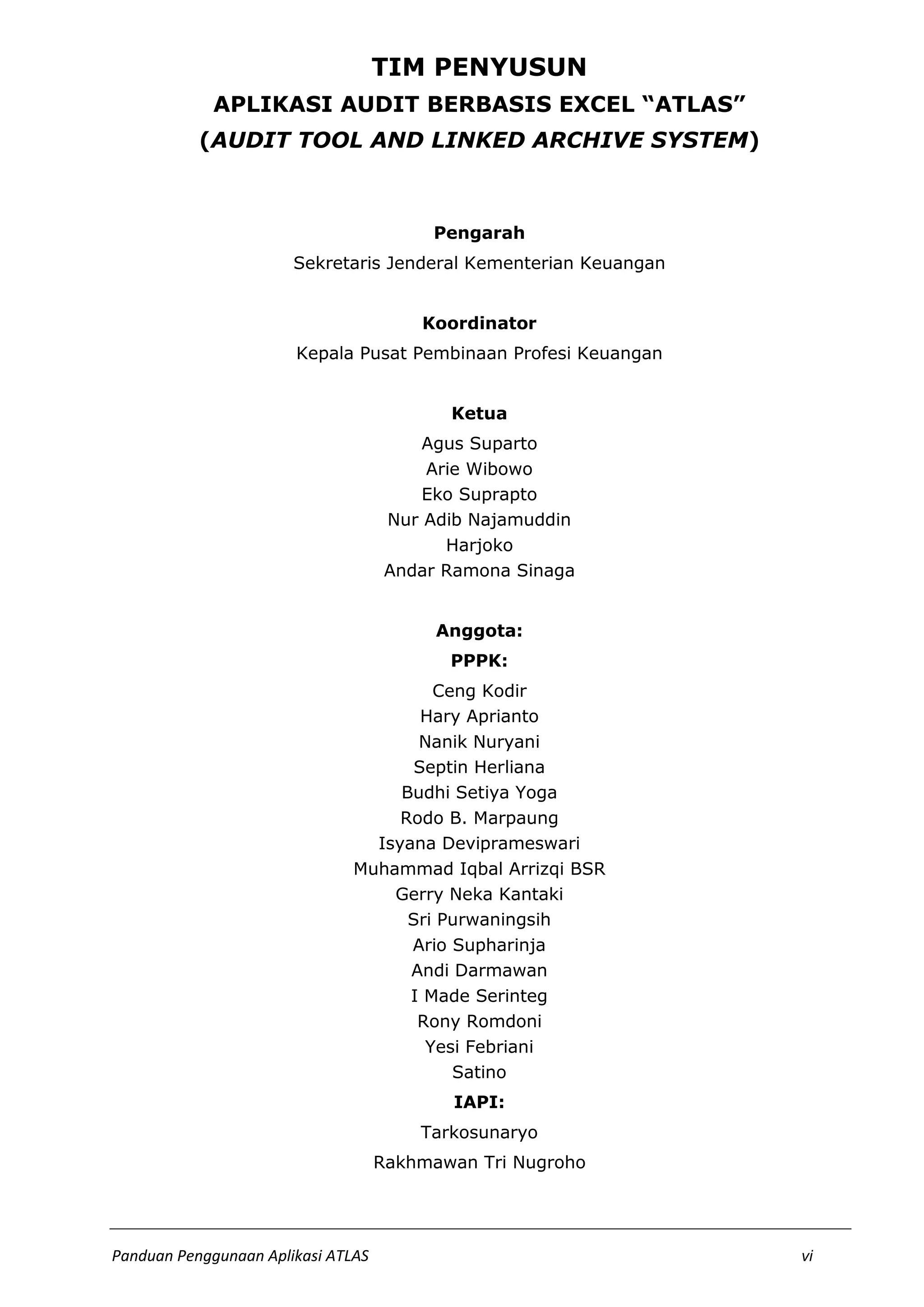 buku-panduan-atlas-Audit by Indonesia Government | PDF